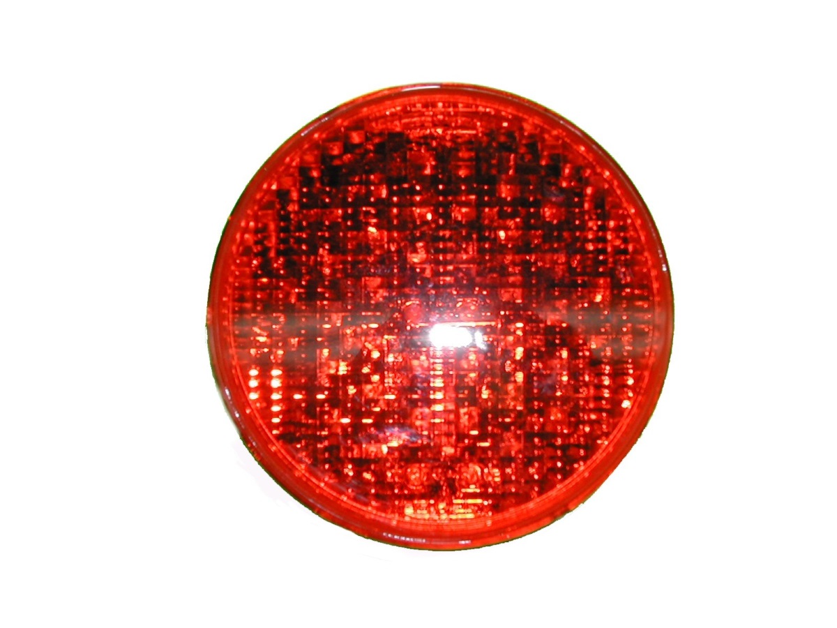 DEL LUMIÈRE RONDE ROUGE SEUL 4 1 / 4"