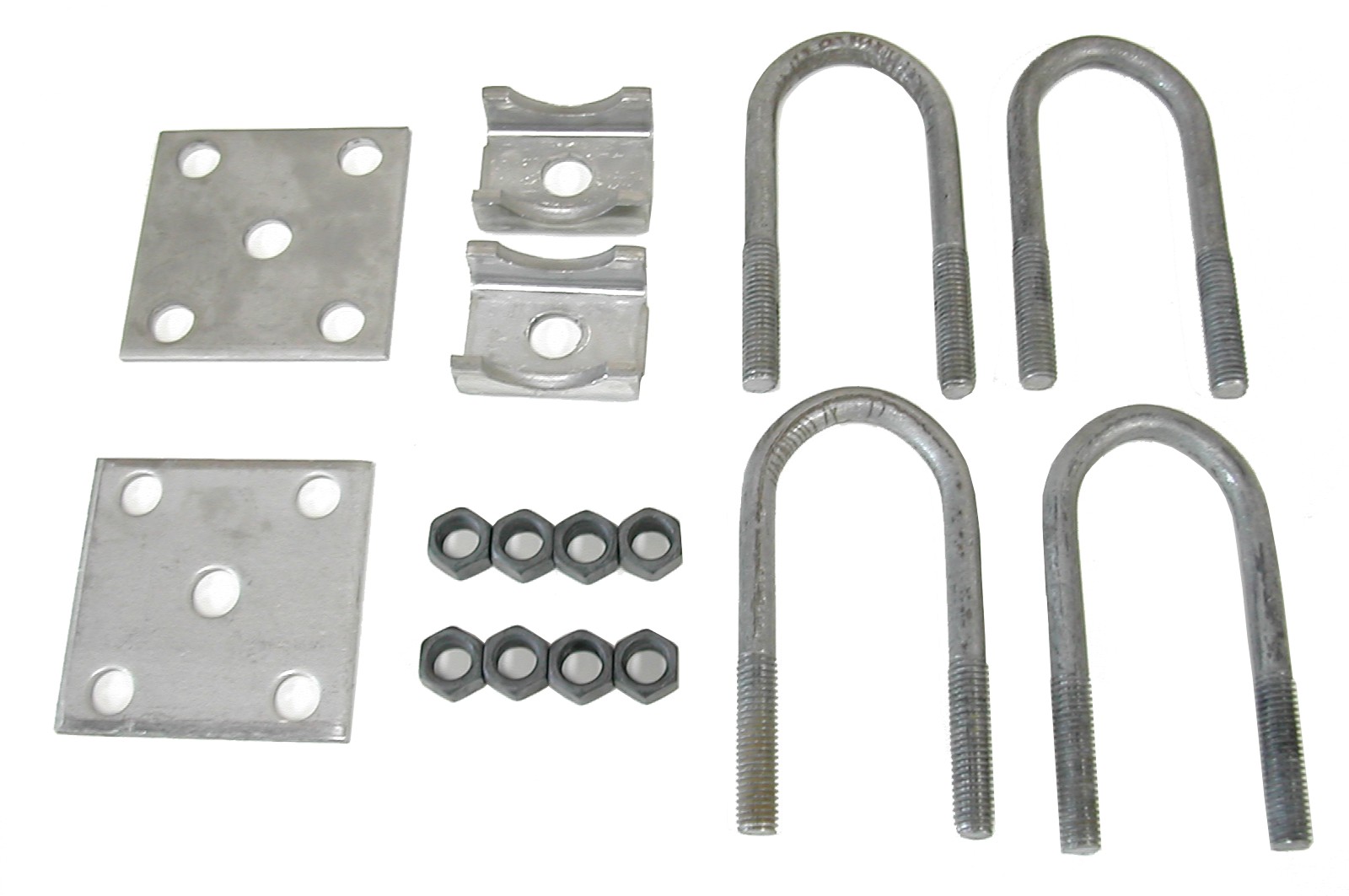 2 1 / 2" ROUND "U BOLT" KIT ZINC